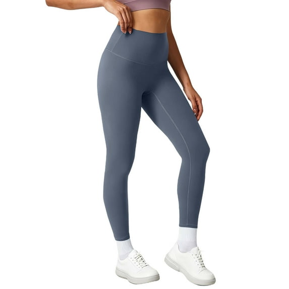 Busydd Womens Leggings Casual Stretch Solid Color Yoga Pants Trendy ...