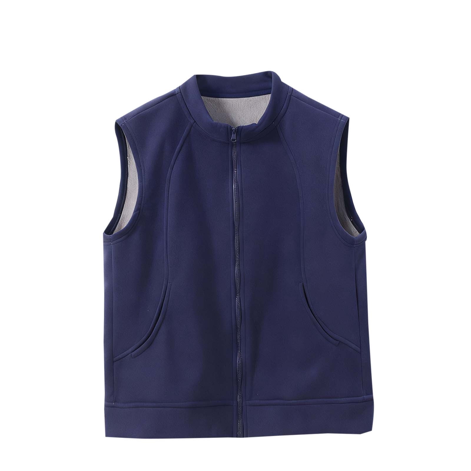 Busydd Womens Vest Fashion Solid Color Sleeveless Women's Outerwear ...