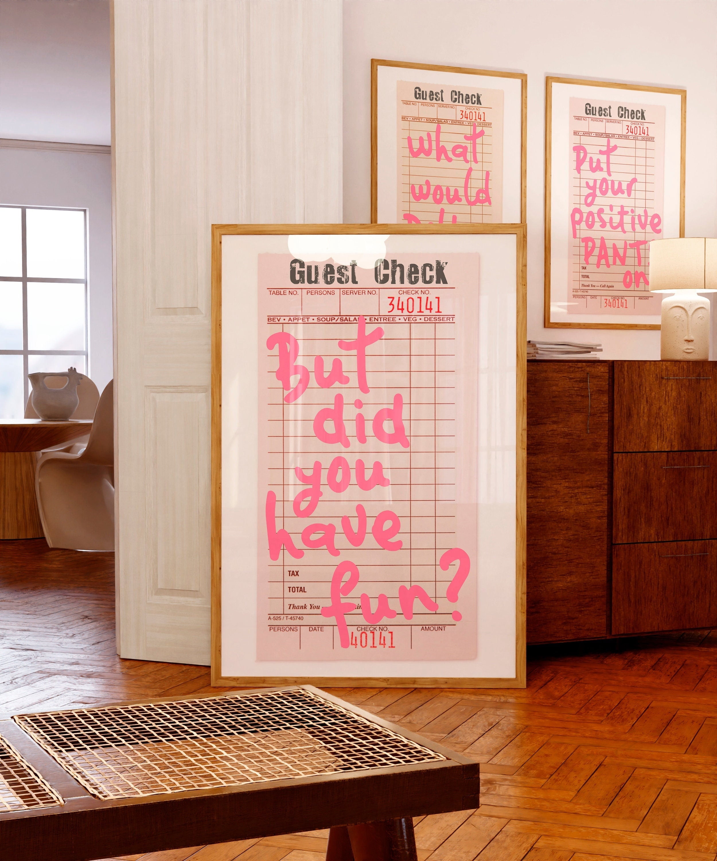 But Did You Have Fun Retro Guest Check PrintPoster, Poster Only ...