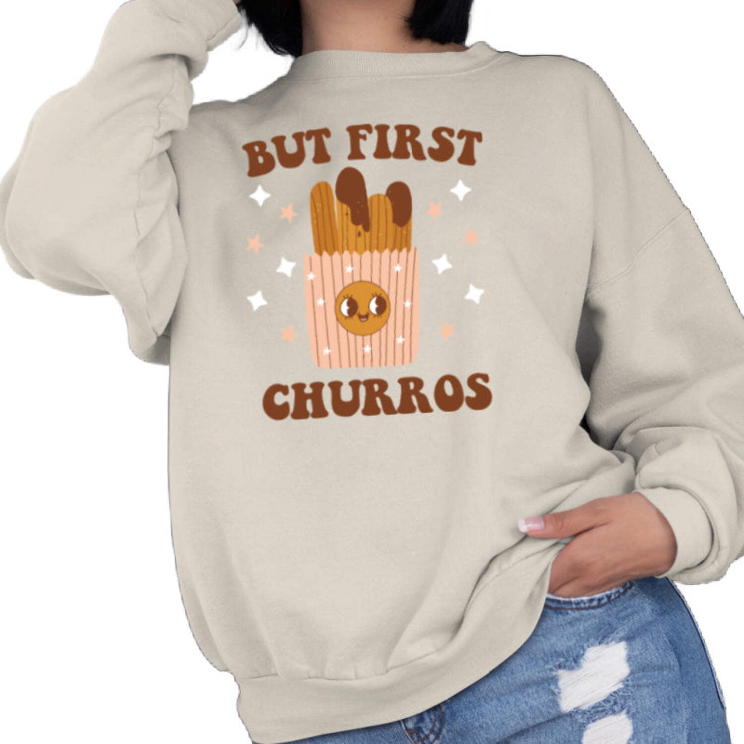 But First Churros Sweatshirt - Walmart.com