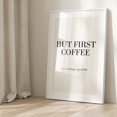 But First Coffee Print Wall Art - Wall Art - Typography Wall Art ...