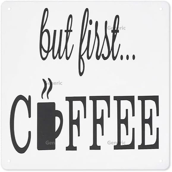 But First Coffee Sign for Coffee Bar, Farmhouse Coffee Bar Plaque ...