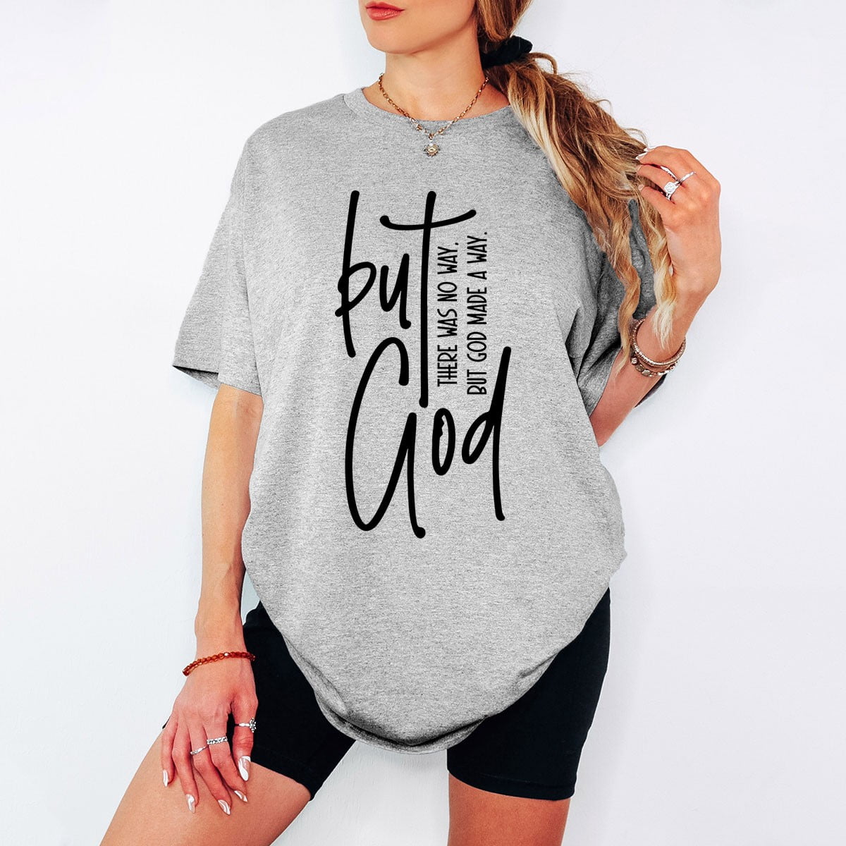 But God Christian Faith Religion Womens Tee Inspirational Quote ...