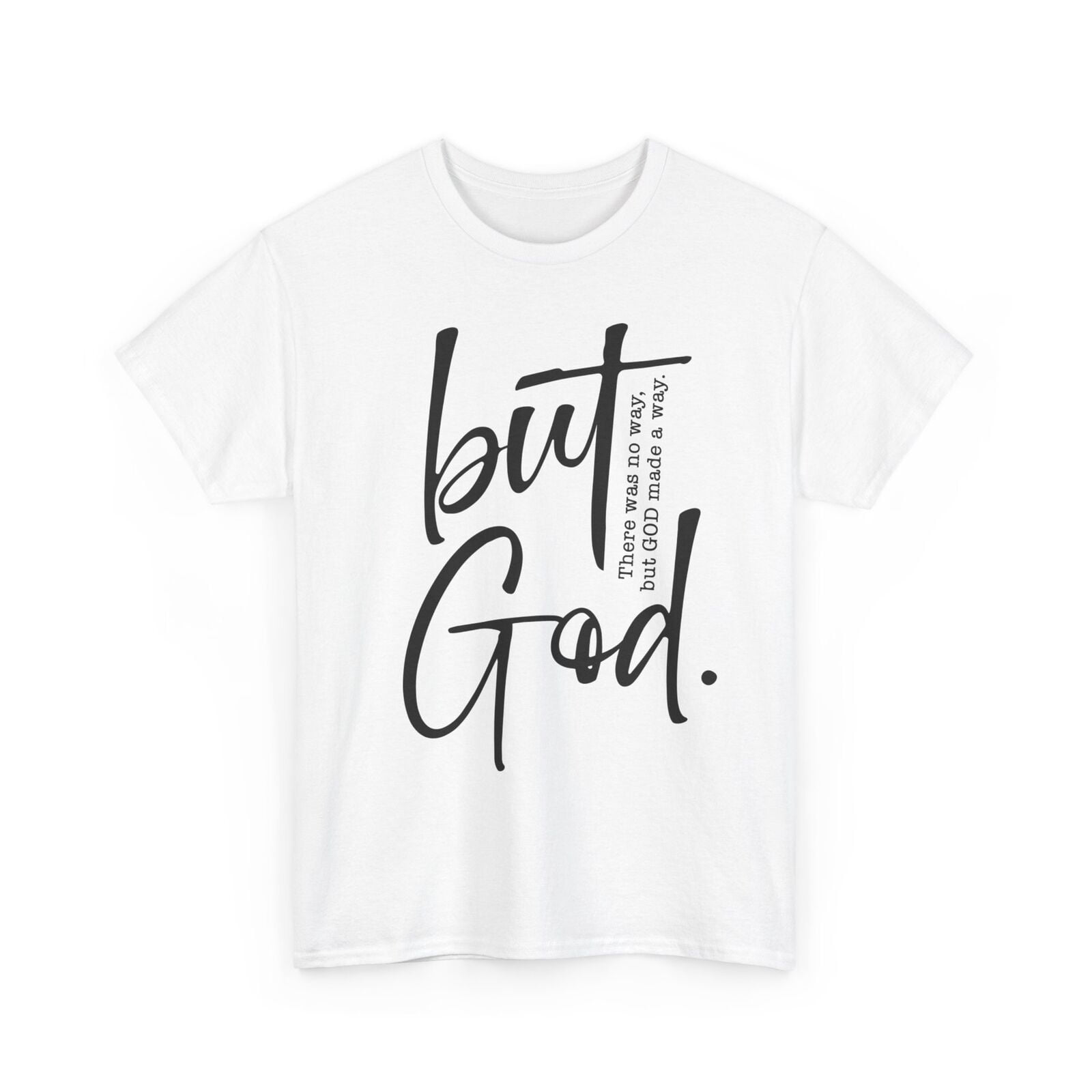 But God Inspirational Graphic T-Shirt - Unique Design - Walmart.com