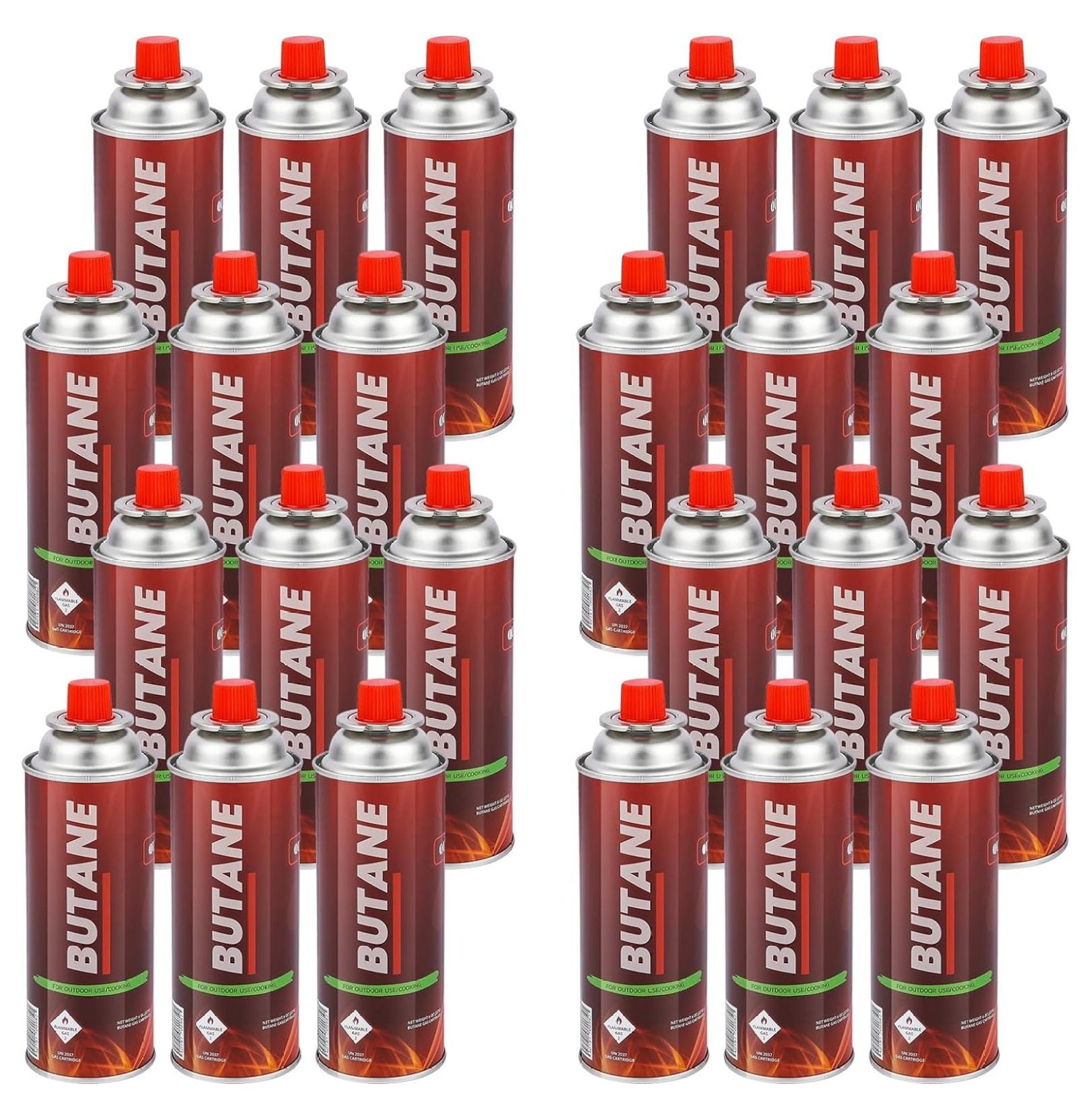 Butane Fuel Canisters for Portable ,Gas Burners, UL Listed (24 Pack ...