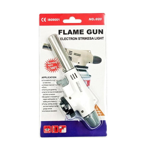 Butane Gas Blow Torch with Adjustable Flame, Windproof Design and ...