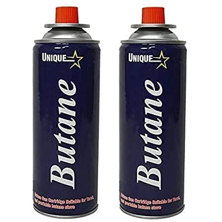 Butane Gas Can for Camping Stoves High Pressure Flame Portable ...