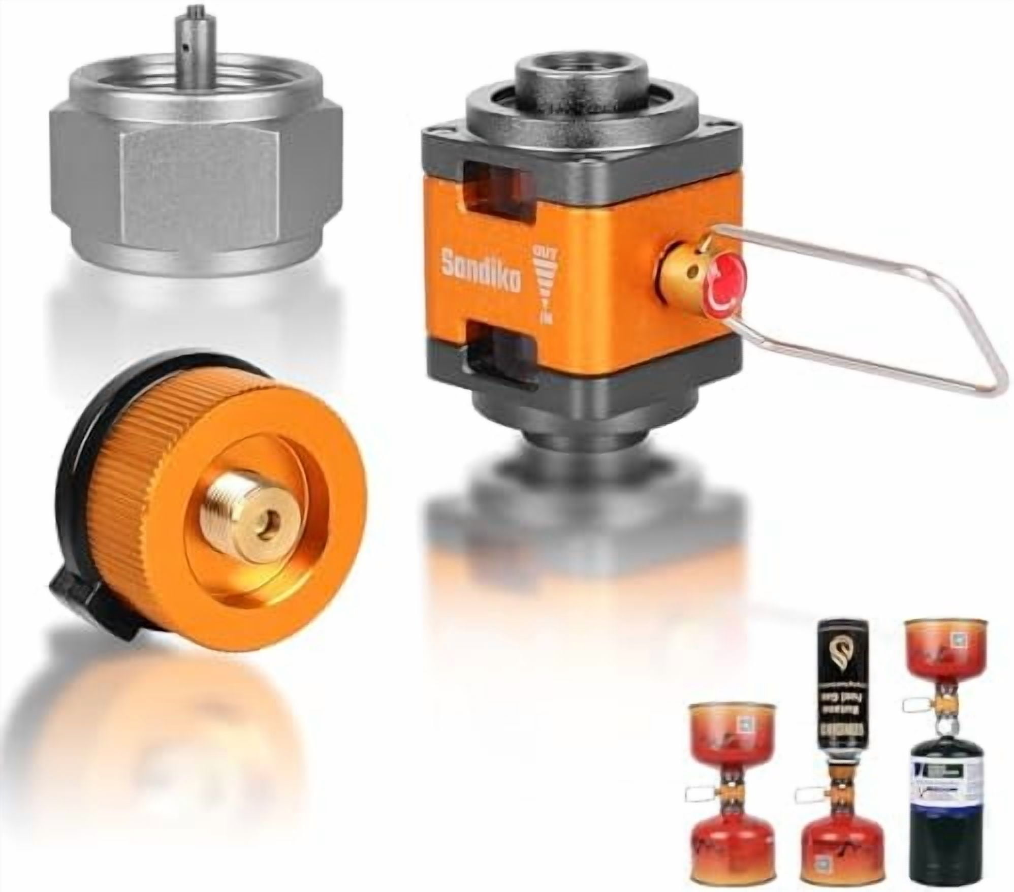 Butane/Isobutane Refill Adapter, Fuel Transfer Device, Gas Converter ...