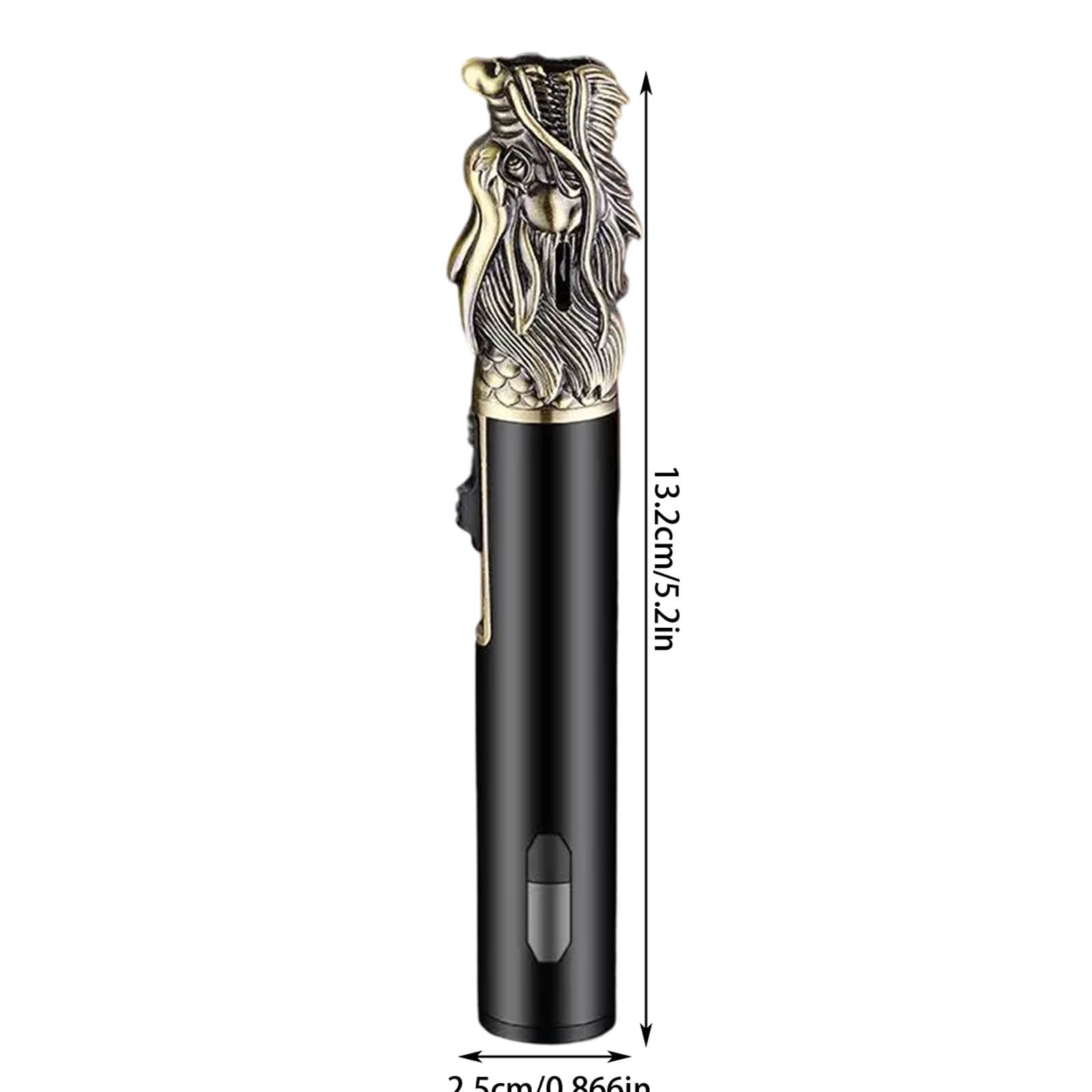 Butane Lighter, Metal Flame Regulator, 360-Degree Inverted Use, High ...