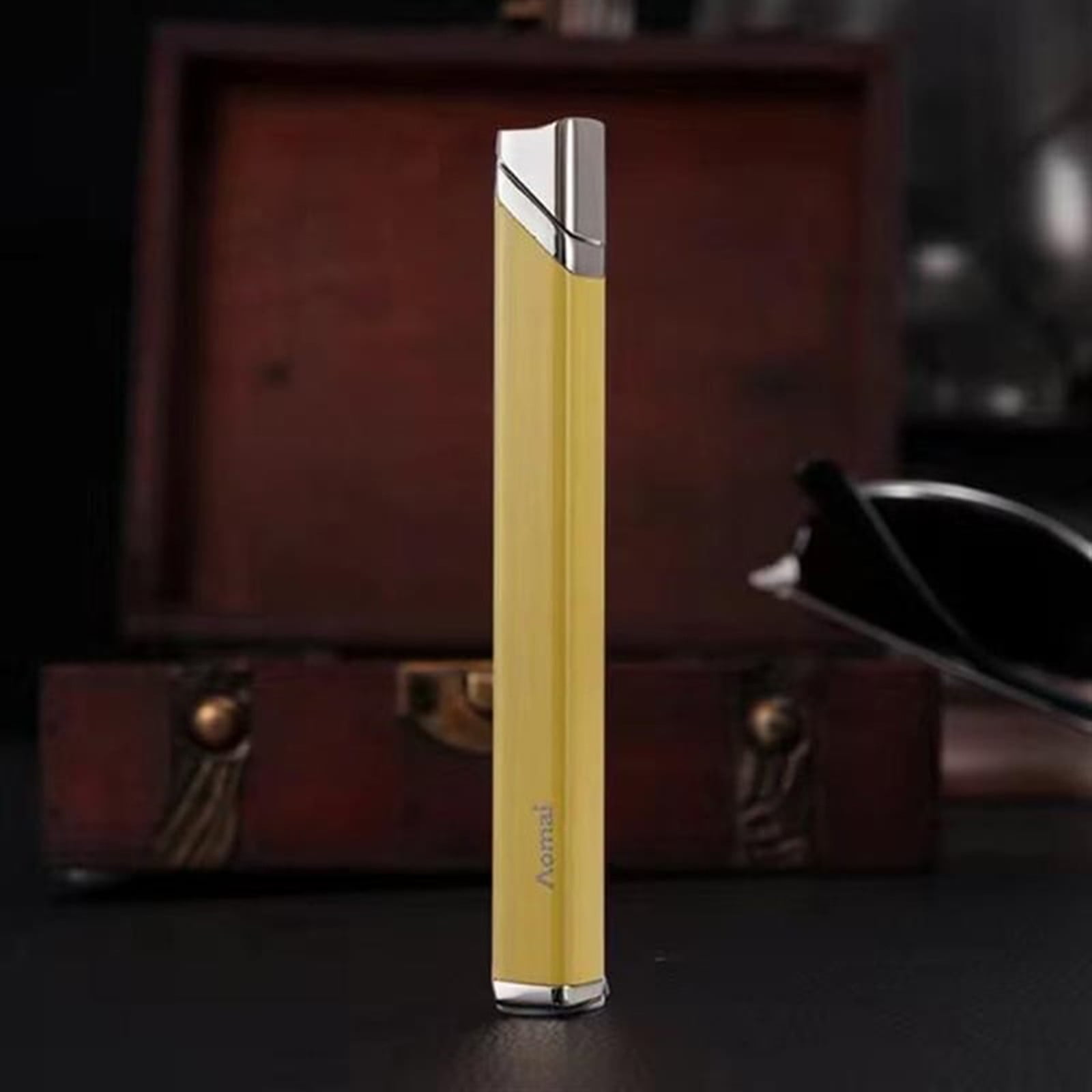 Butane Soft Flame Lighter Long Strip Inflatable Lighter Refillable ...
