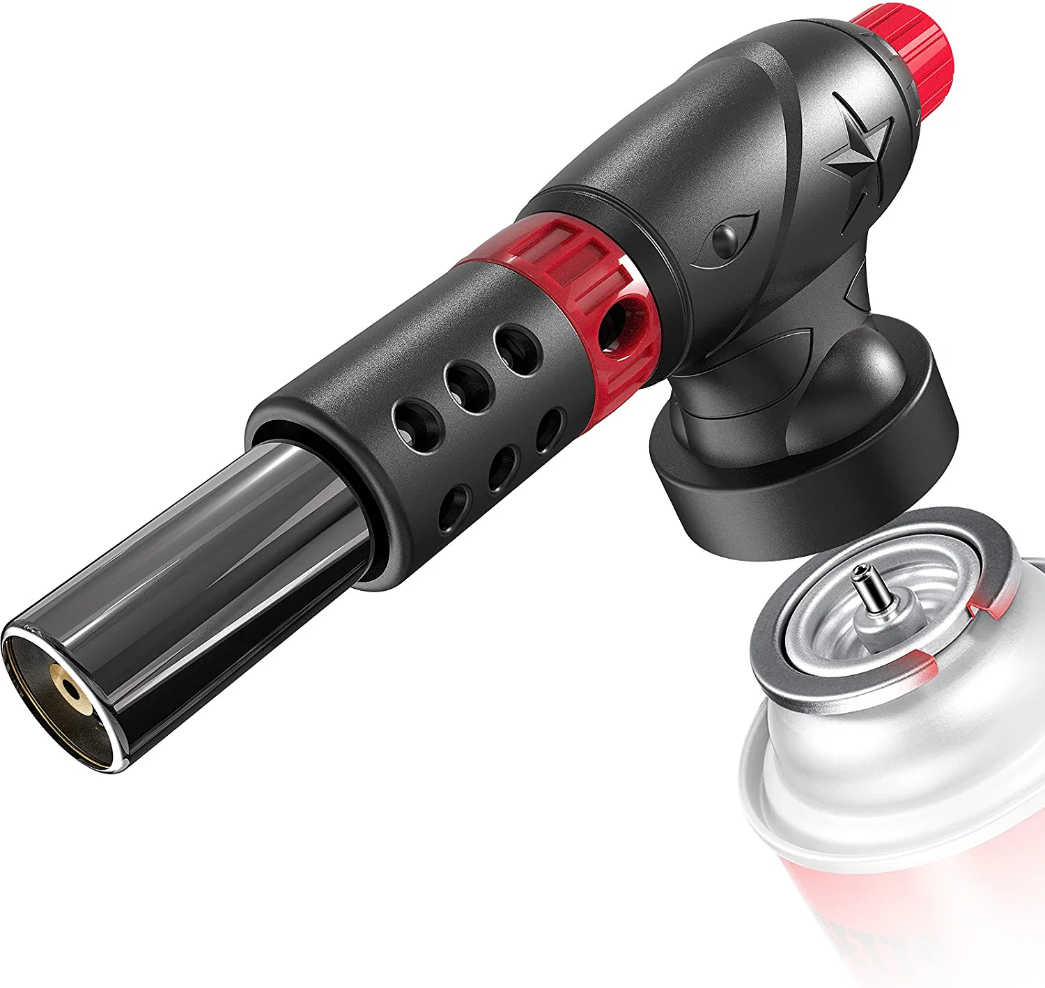AKBLL Butane Torch, Adjustable Flame, Anti-Scald, for Cooking, Baking ...