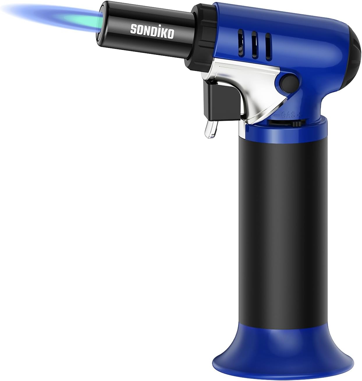 Butane Torch with Fuel Gauge S907, Refillable Soldering Torch Lighter ...