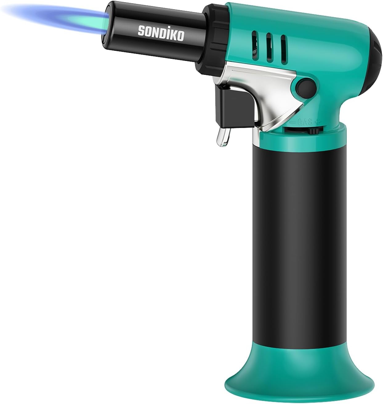 Butane Torch with Fuel Gauge S907, Refillable Soldering Torch Lighter ...