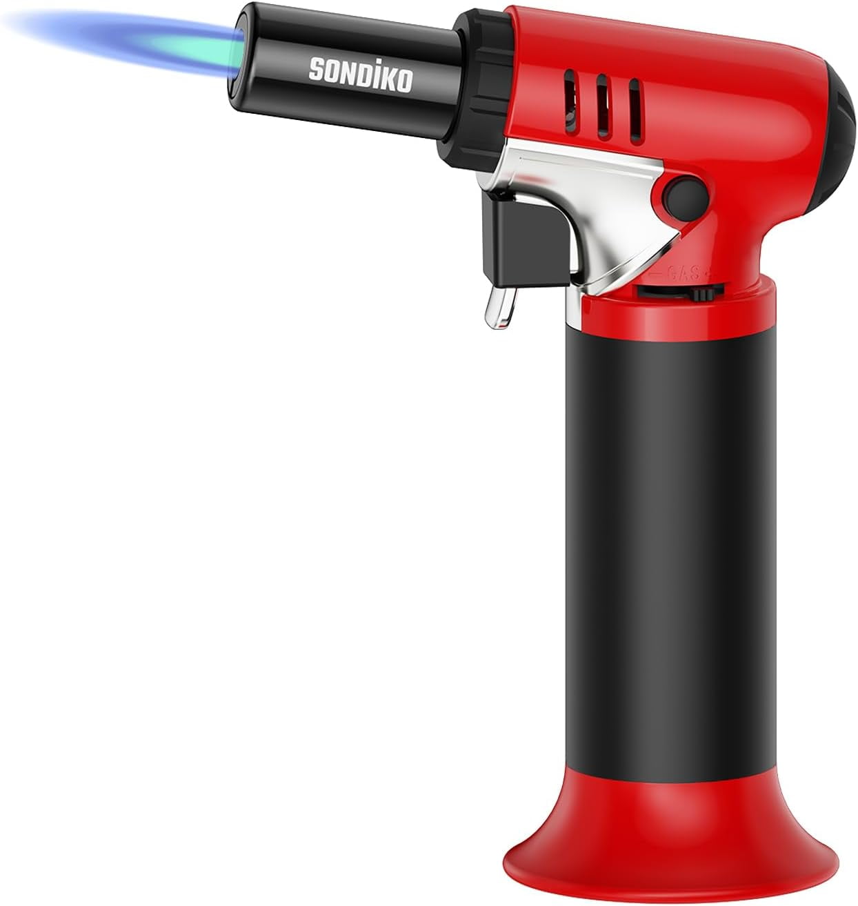 Butane Torch with Fuel Gauge S907, Refillable Soldering Torch Lighter ...