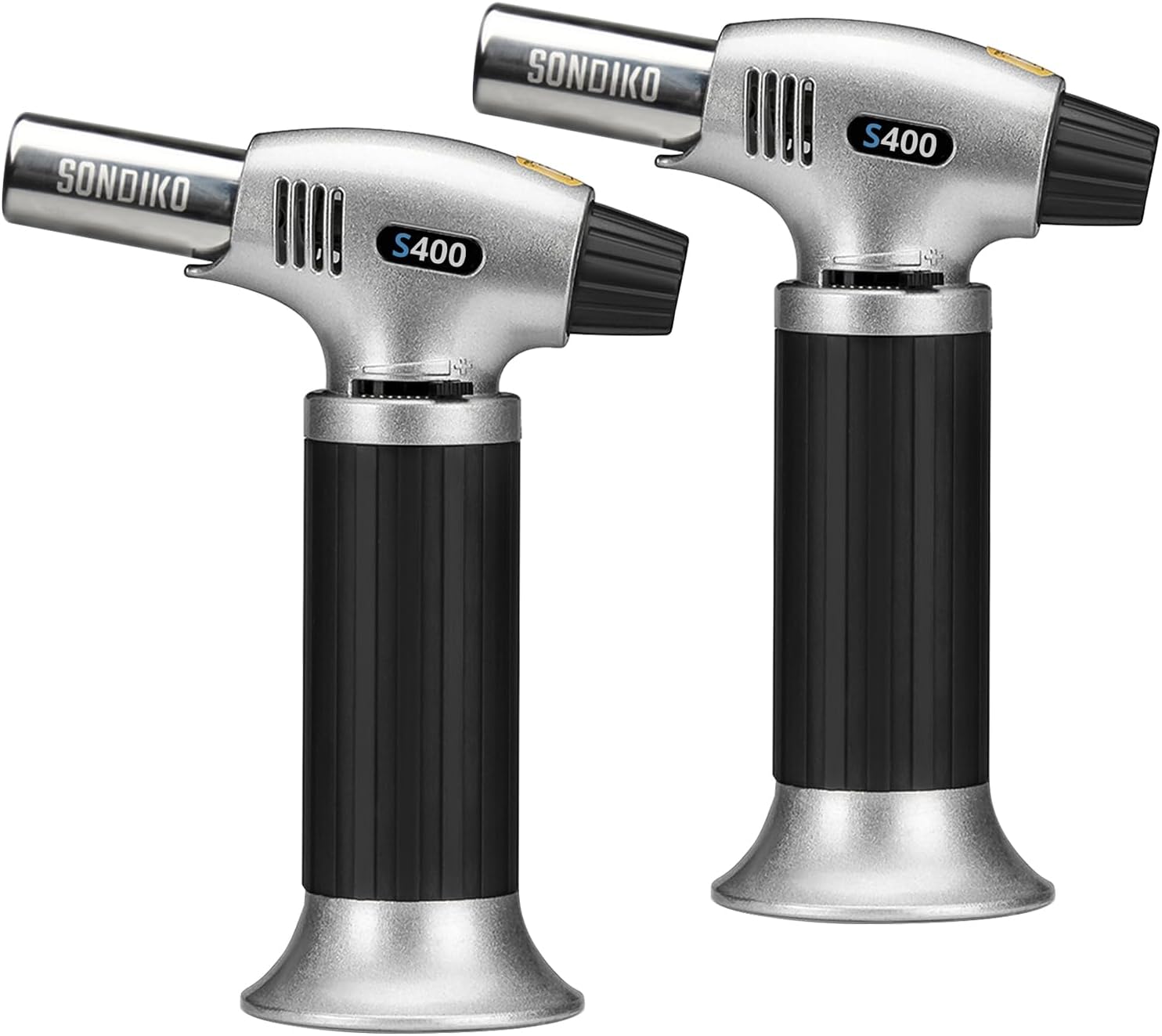 Butane Torch Lighter, Refillable Kitchen Torch Blow Torch with Safety ...