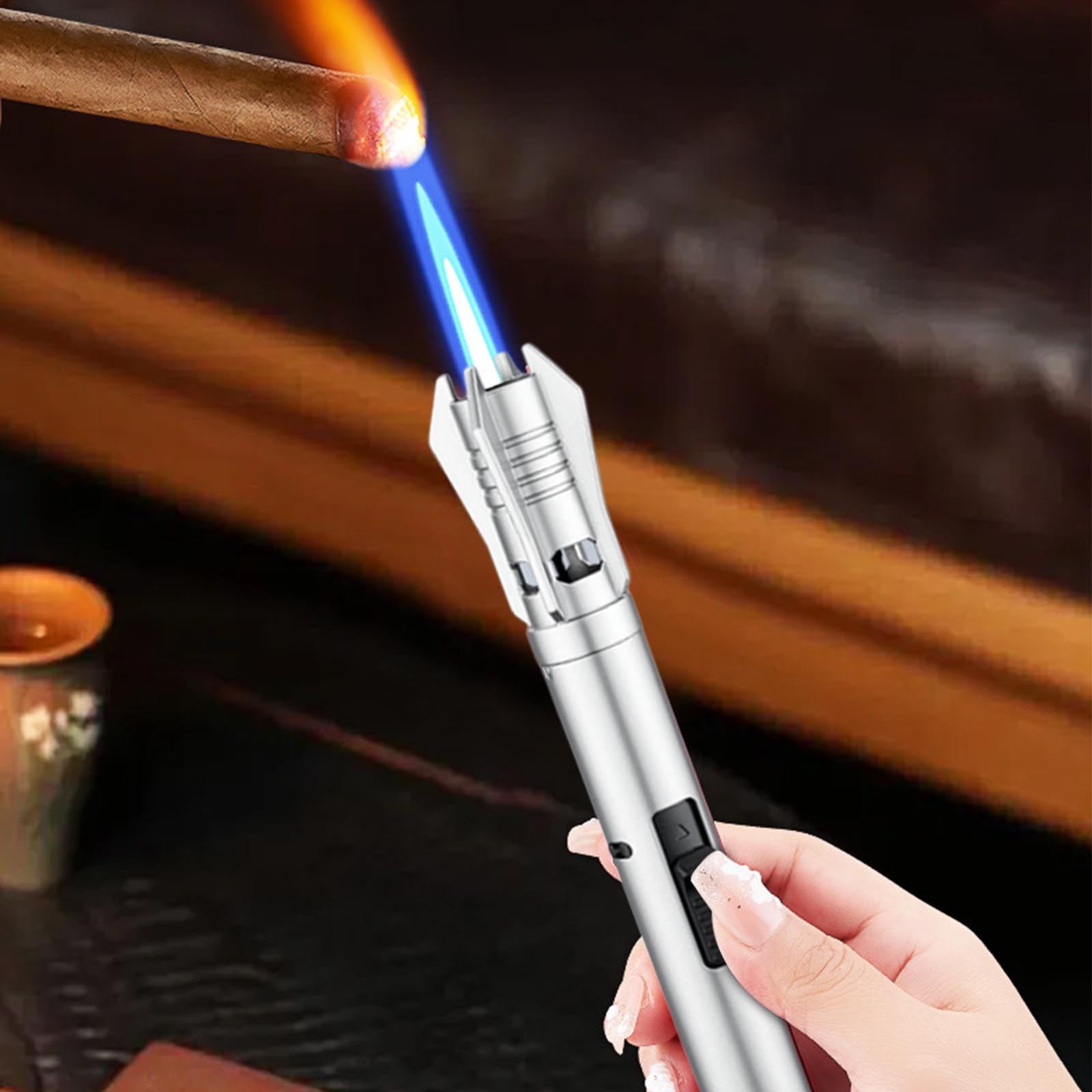 Butane Torch Lighter,Refillable Pen Lighter,Lightsaber Kitchen Cooking ...