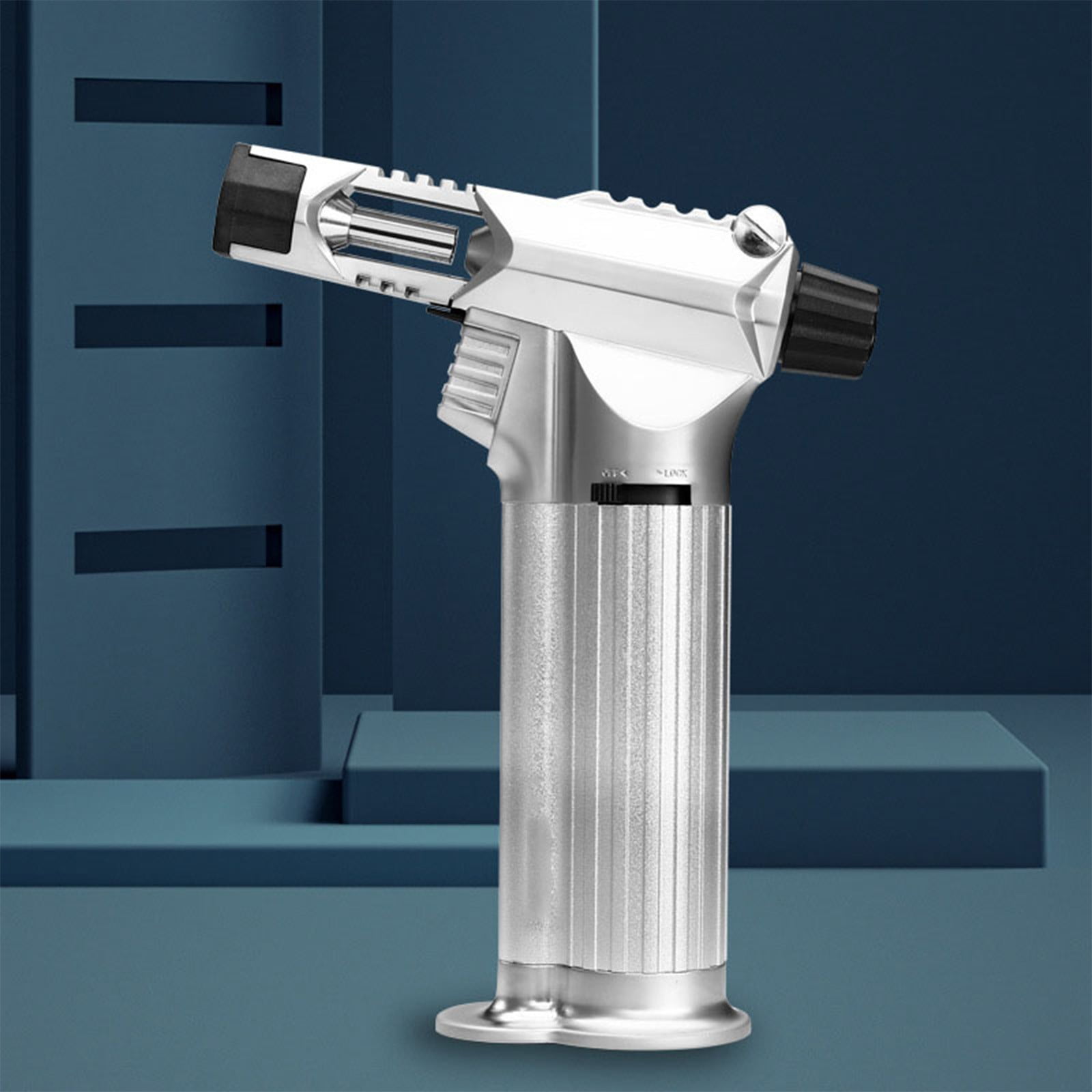 Butane Torch Lighter | Refillable Windproof Cooking Lighter with Safe ...