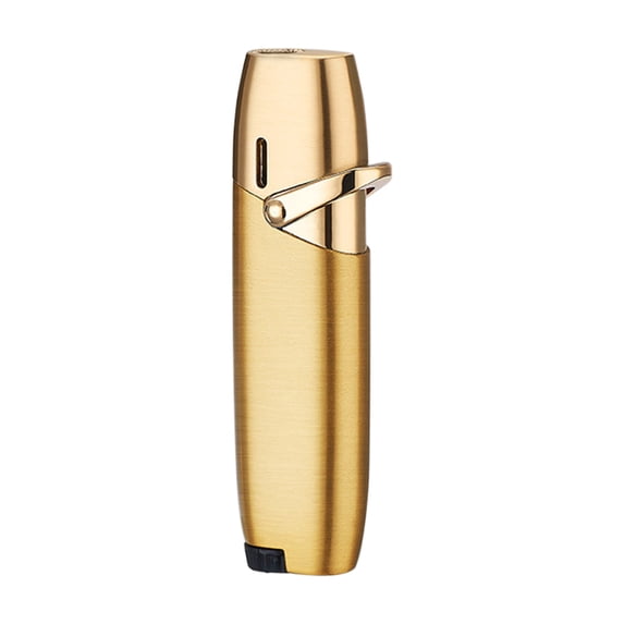 Refillable Butane Torch Lighters, Windproof Jet, Double Flame for Grill ...