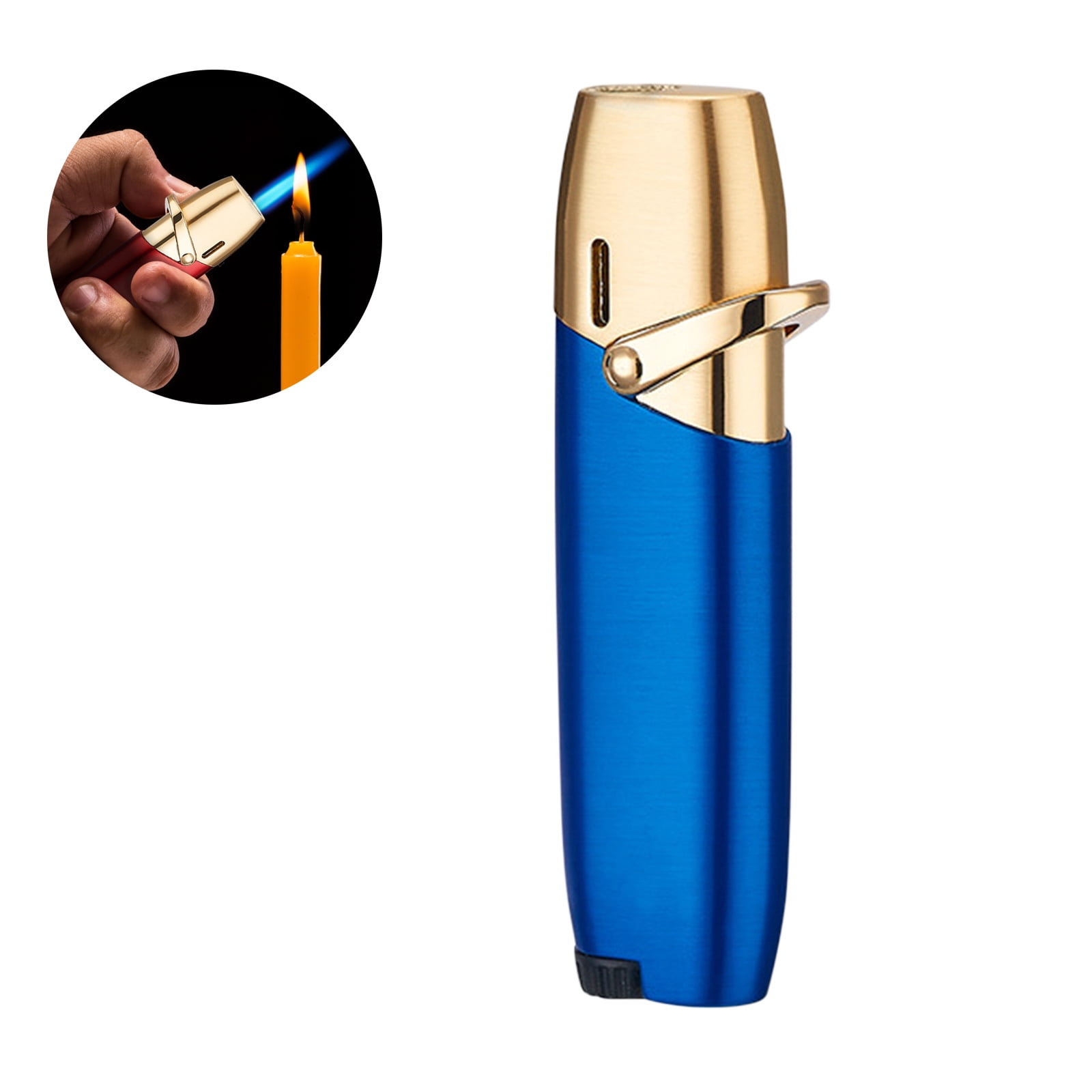 Butane Torch, Refillable Kitchen Cooking Blow Torch, Flame Lighter ...