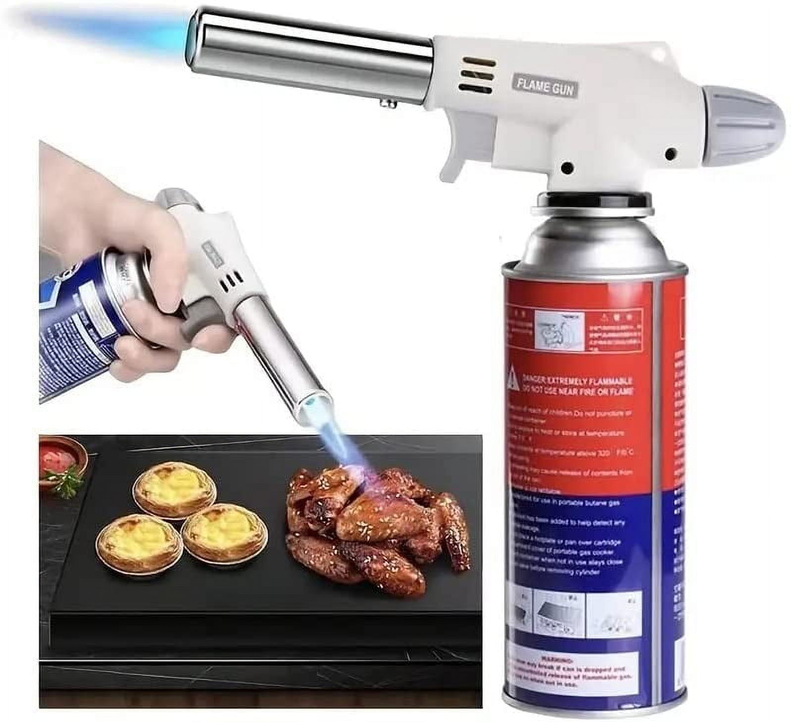 Butane Torch with Piezo Ignition Technology - Professional Adjustable ...