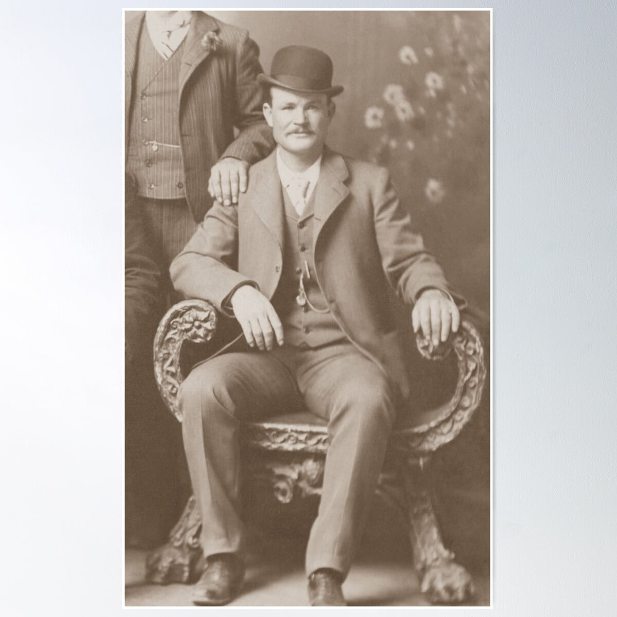 Butch Cassidy - Outlaw Portrait Poster Wall Art, Modern Wall Decor For ...