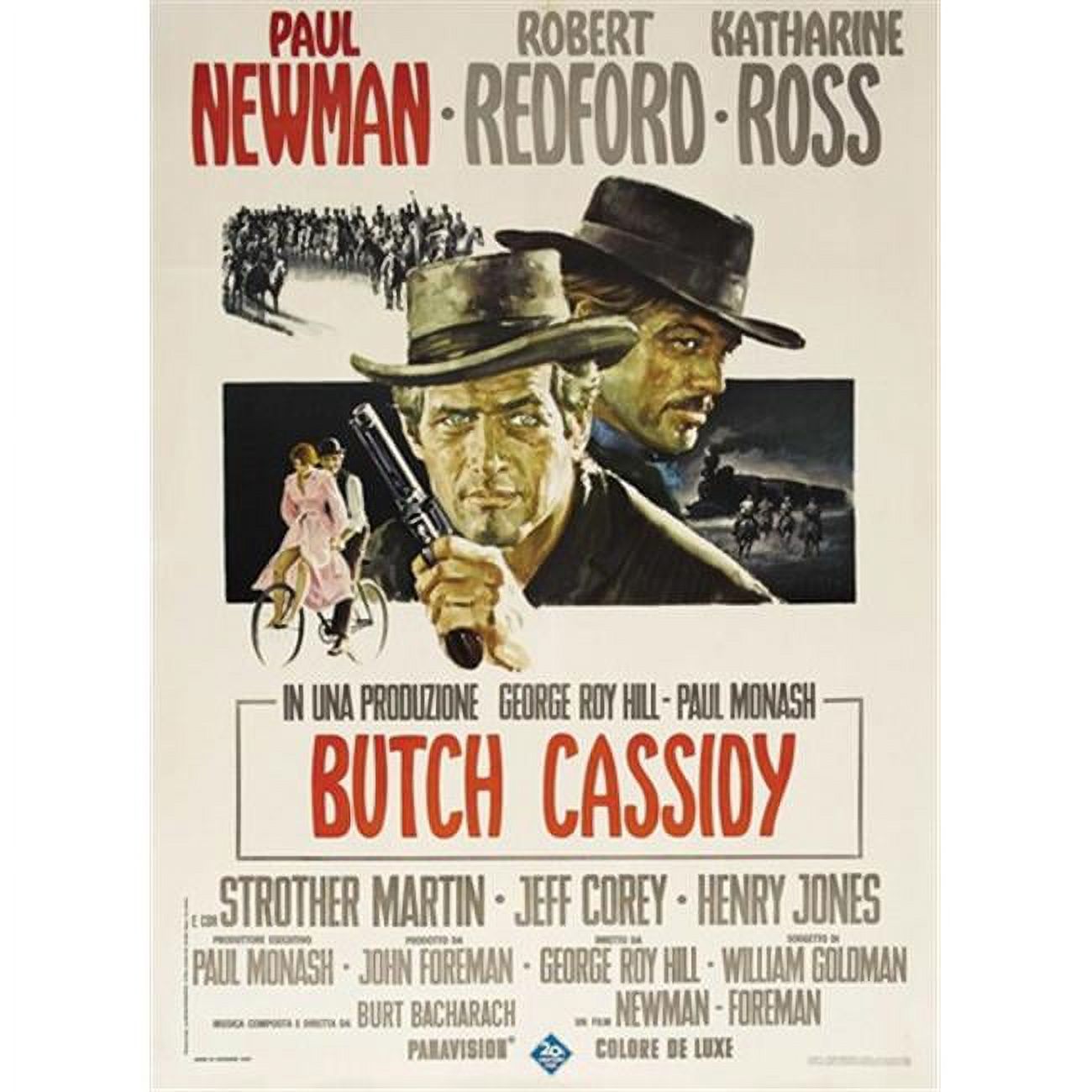 Butch Cassidy & the Sundance Kid Movie Poster - 11 x 17 in. - Walmart.com