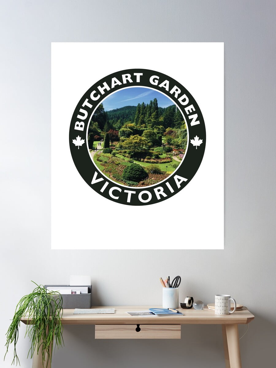 Butchart Garden Victoria Poster Wall Art, Modern Wall Decor For Living ...