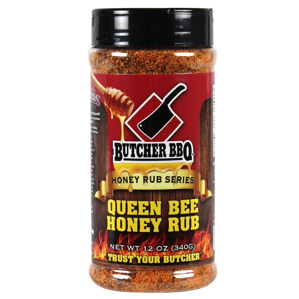 Butcher BBQ Queen Bee Honey Rub 12 Oz Gluten Free No MSG Made in USA ...