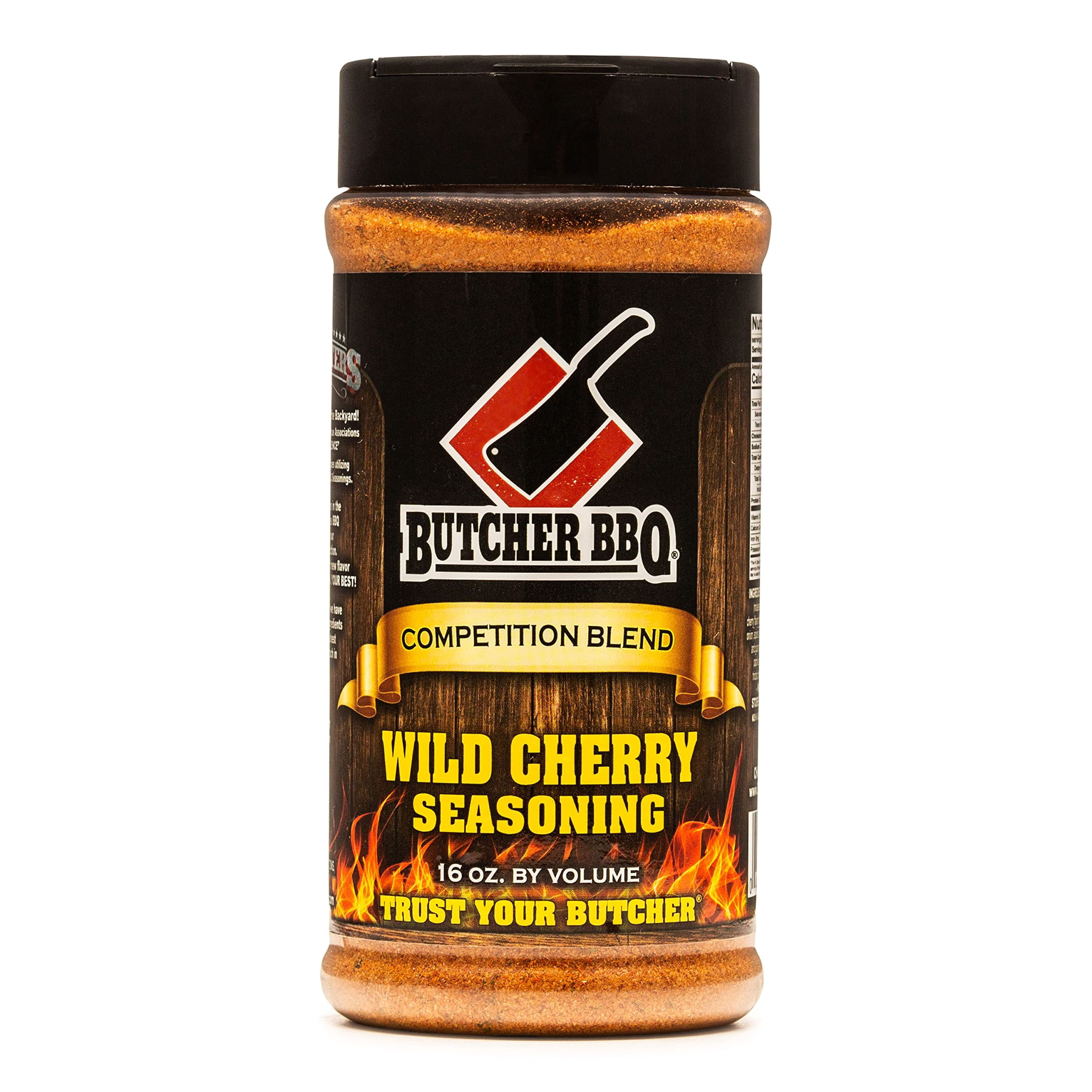 Butcher BBQ Wild Cherry MZF22 Seasoning Barbeque Blend Double Sided Lid ...