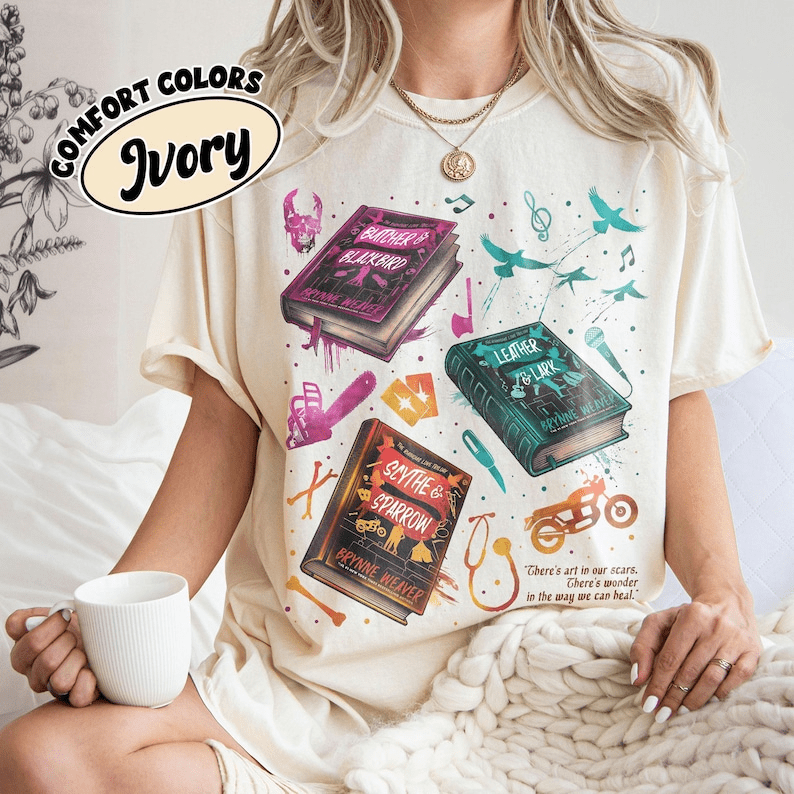 Butcher Blackbird T-Shirt | Dark Romance Smut Tee | Scythe Sparrow ...