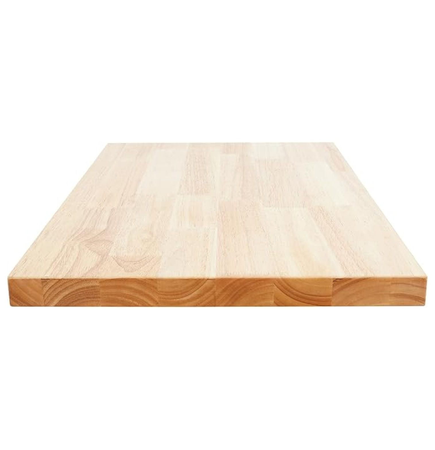 Butcher Block Countertop 24''x 18'', Rectangular Rubberwood Butcher ...