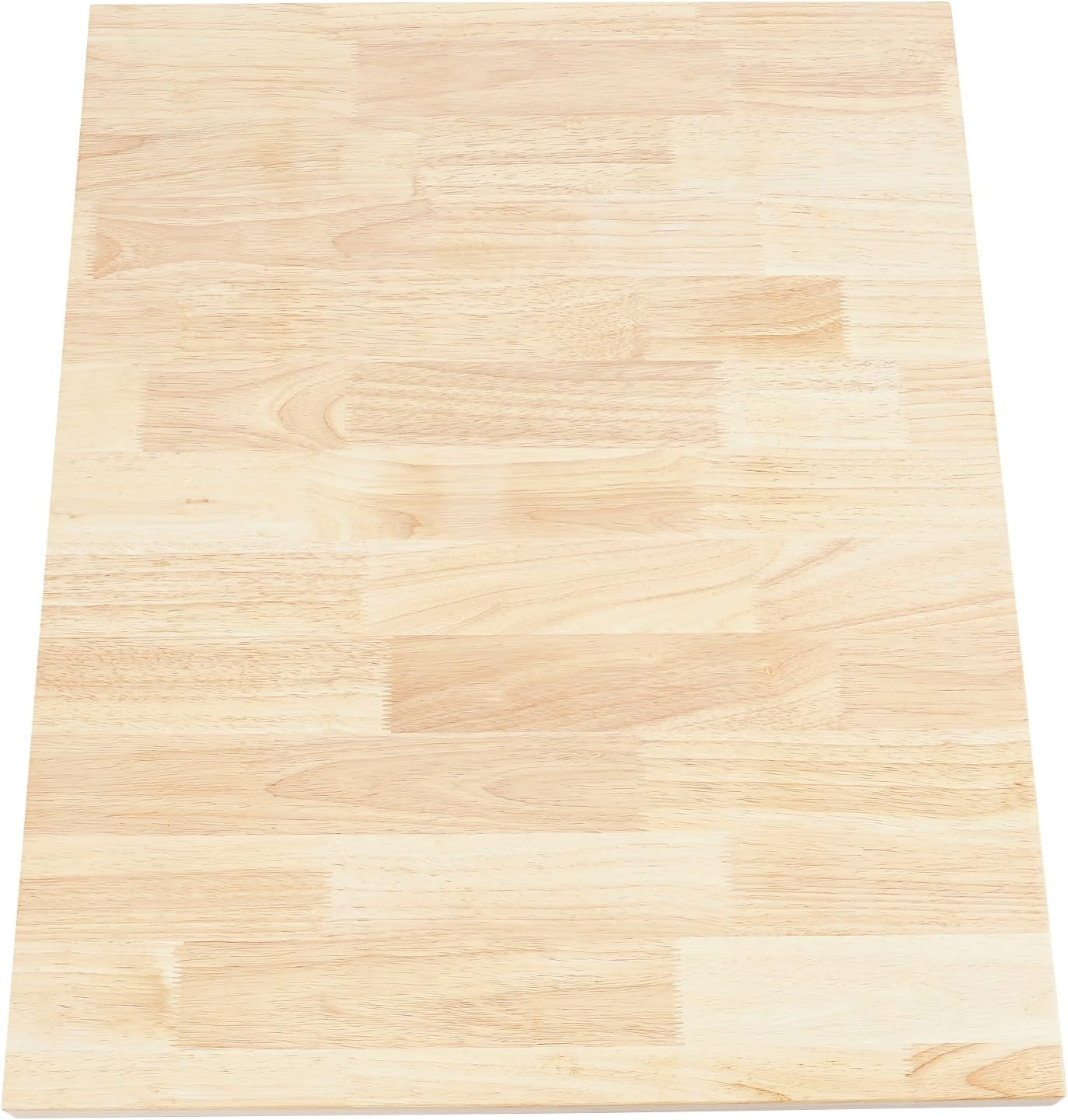 Butcher Block Countertop 24''x 30'', Rectangular Rubberwood Butcher ...