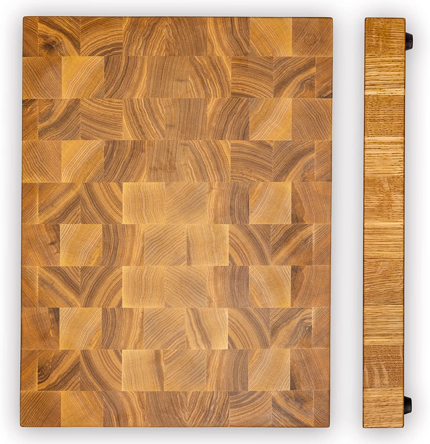 Butcher Block Cutting Board - 16x12 Inches Block Ash-tree Cutting End ...