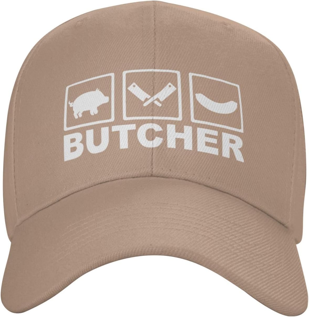 Butcher Cut Meat Funny Gifts Black Baseball Hats Dad Hat Unisex Cotton ...