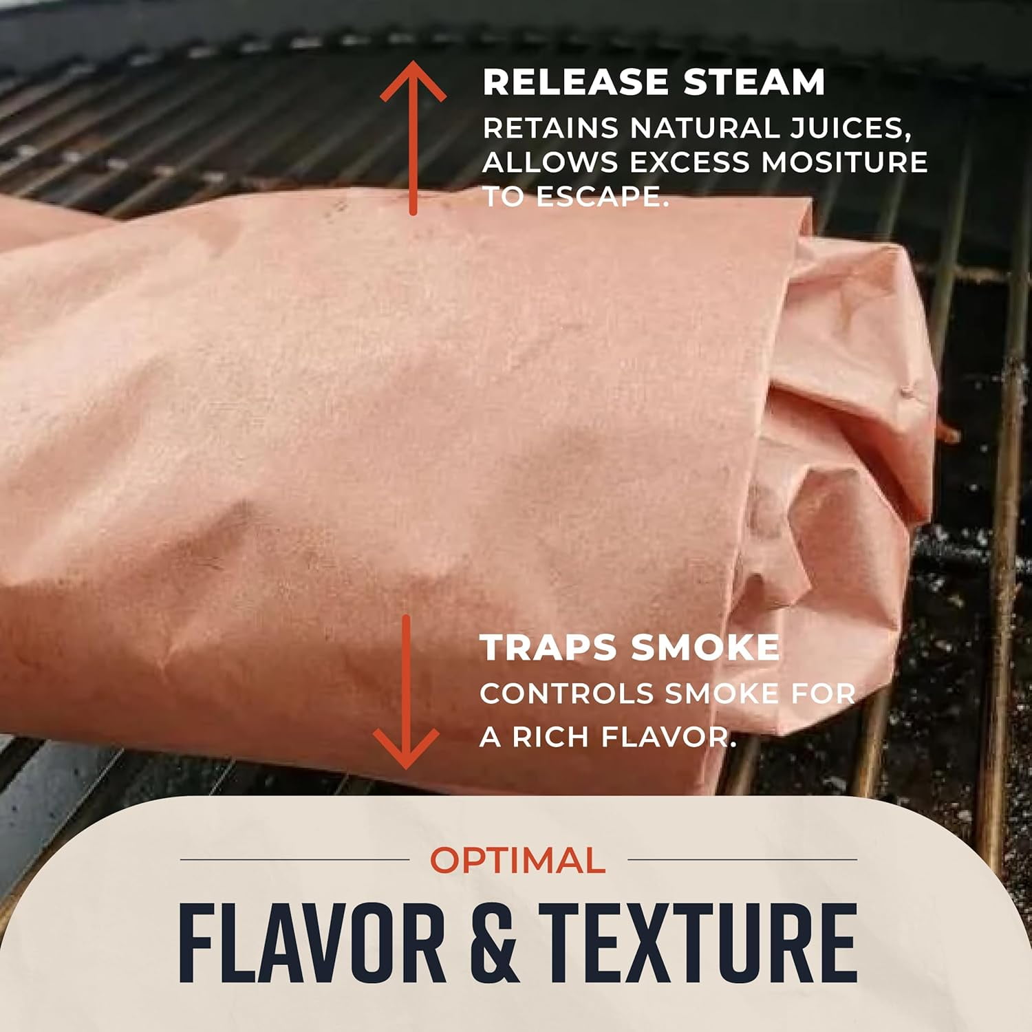 Butcher Paper Roll - Food-Grade Peach Butcher Paper for Smoker, BBQ ...