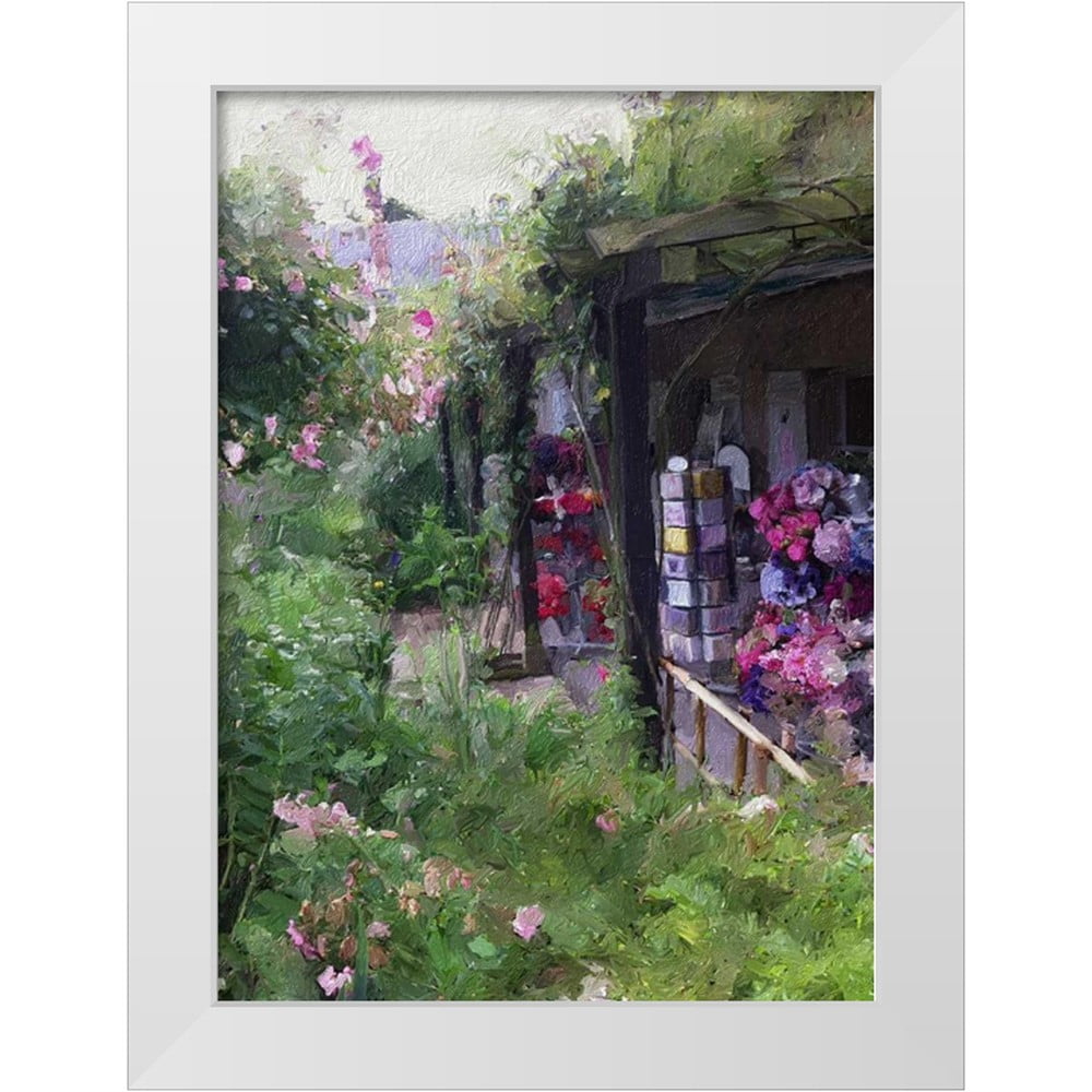 Butcher, Sarah 11x14 White Modern Wood Framed Museum Art Print Titled ...