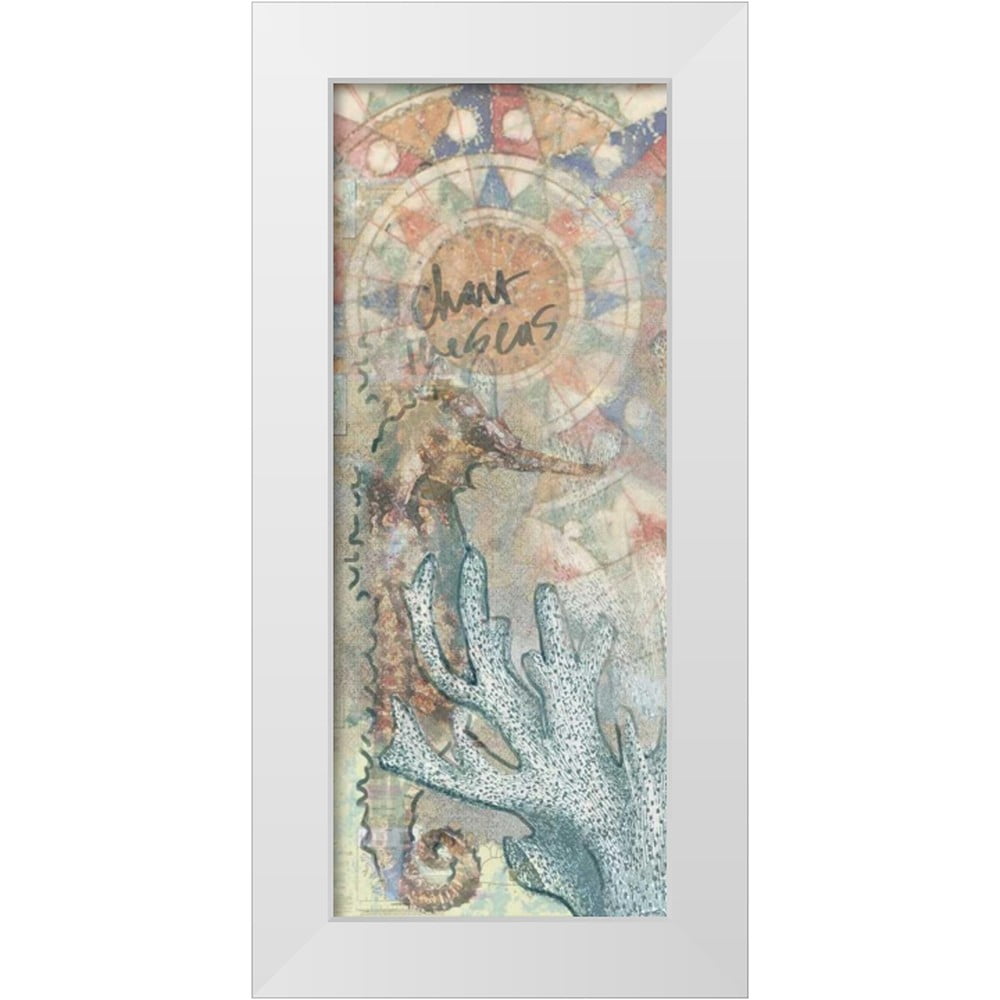 Butcher, Sarah 12x24 White Modern Wood Framed Museum Art Print Titled ...