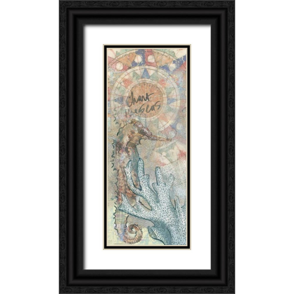 Butcher, Sarah 15x32 Black Ornate Wood Framed with Double Matting ...