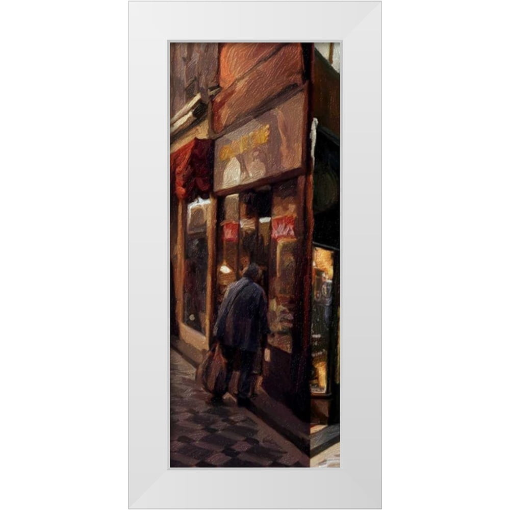 Butcher, Sarah 15x32 White Modern Wood Framed Museum Art Print Titled ...