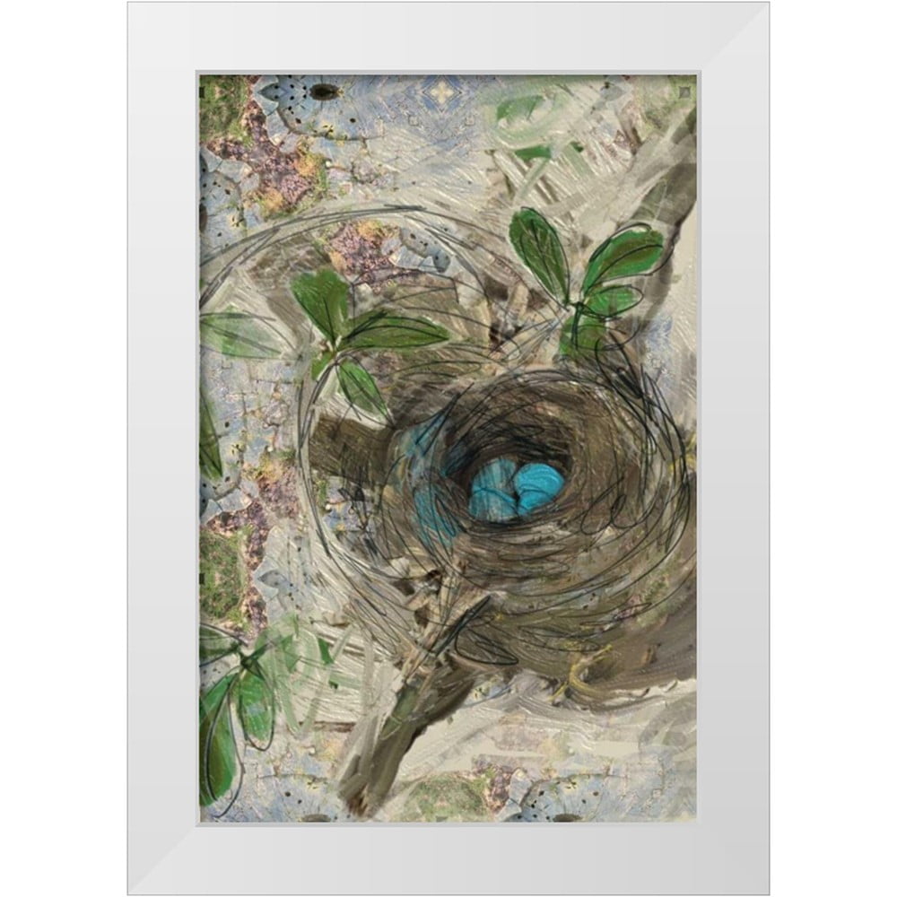 Butcher, Sarah 17x24 White Modern Wood Framed Museum Art Print Titled ...