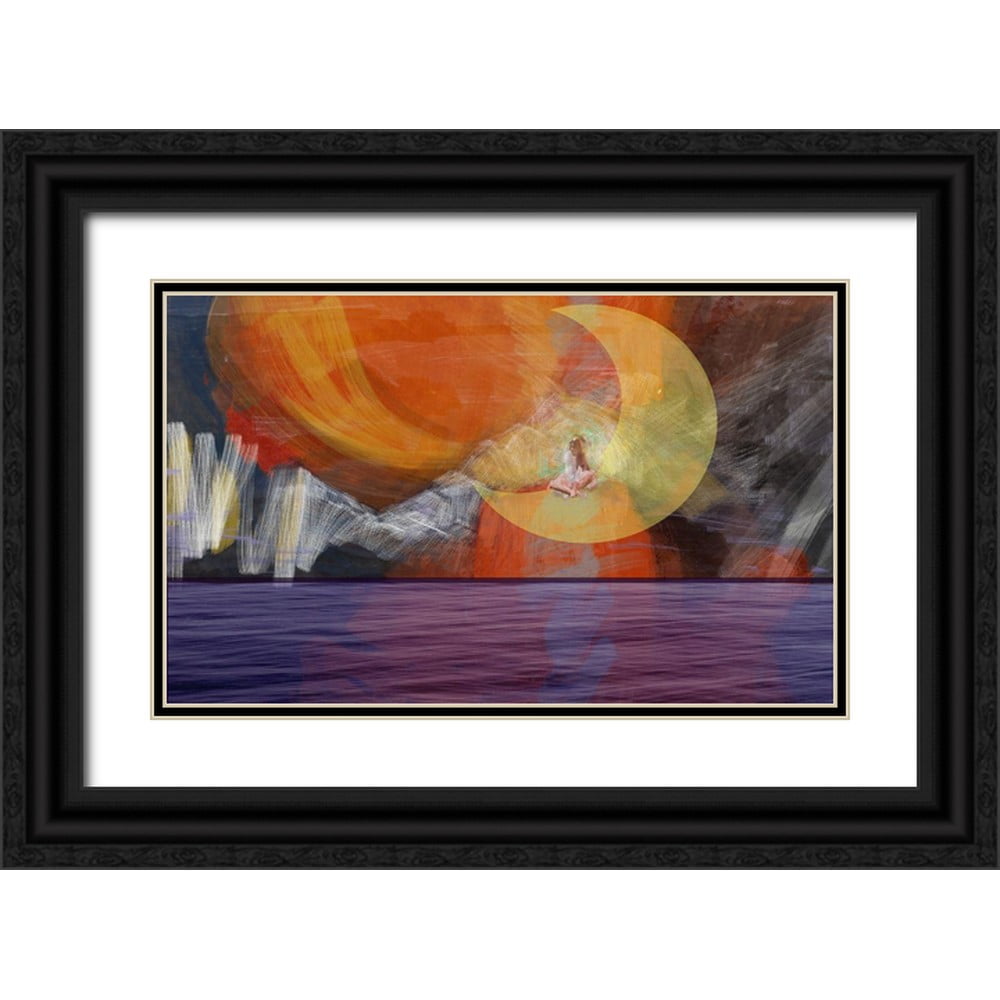 Butcher, Sarah 32x21 Black Ornate Wood Framed with Double Matting ...