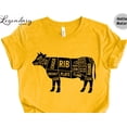 Butcher Shirt Beef Cuts of Meat T Shirt Beef Industry Support Cattle ...