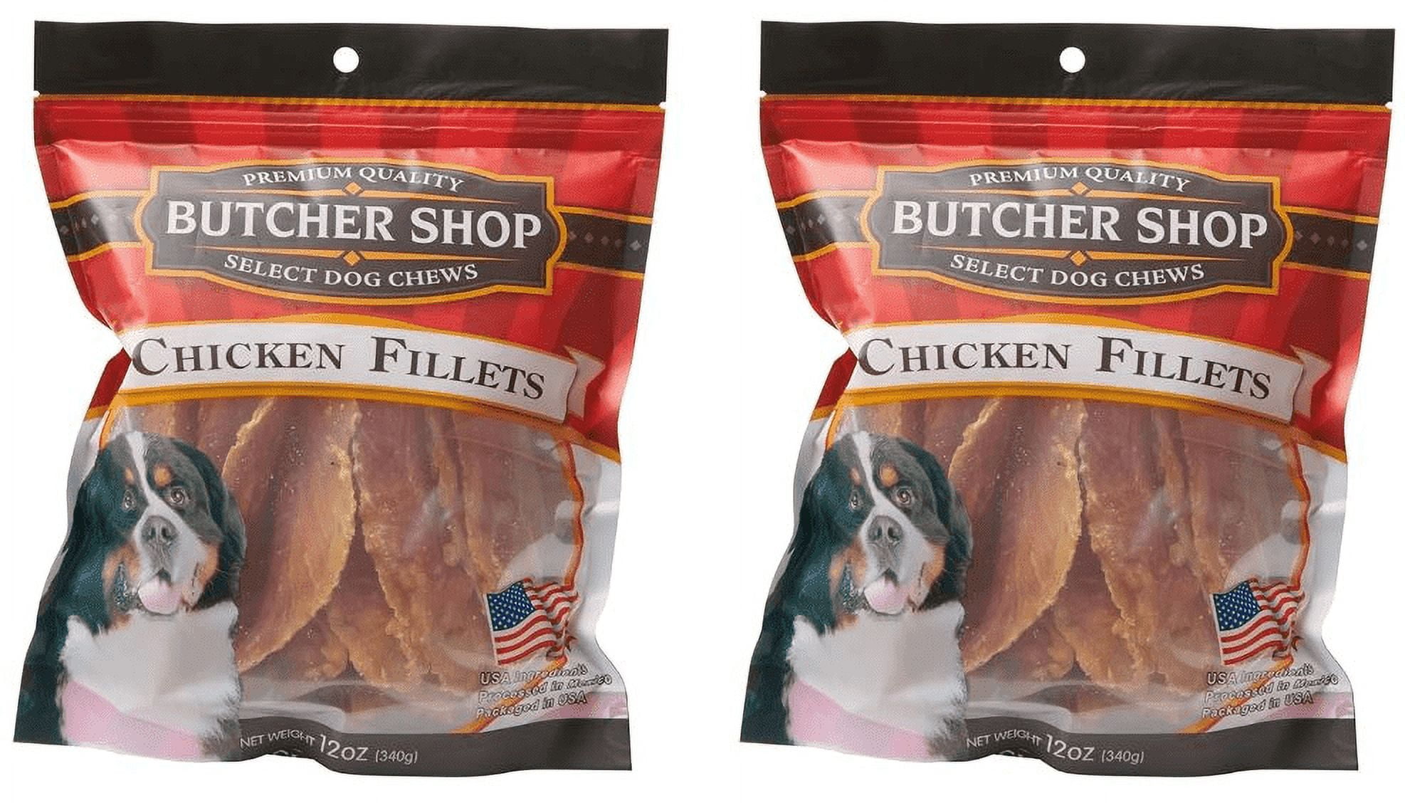 Butcher Shop Chicken Fillets Dog Treats (2 Pack - 24 Oz Total ...