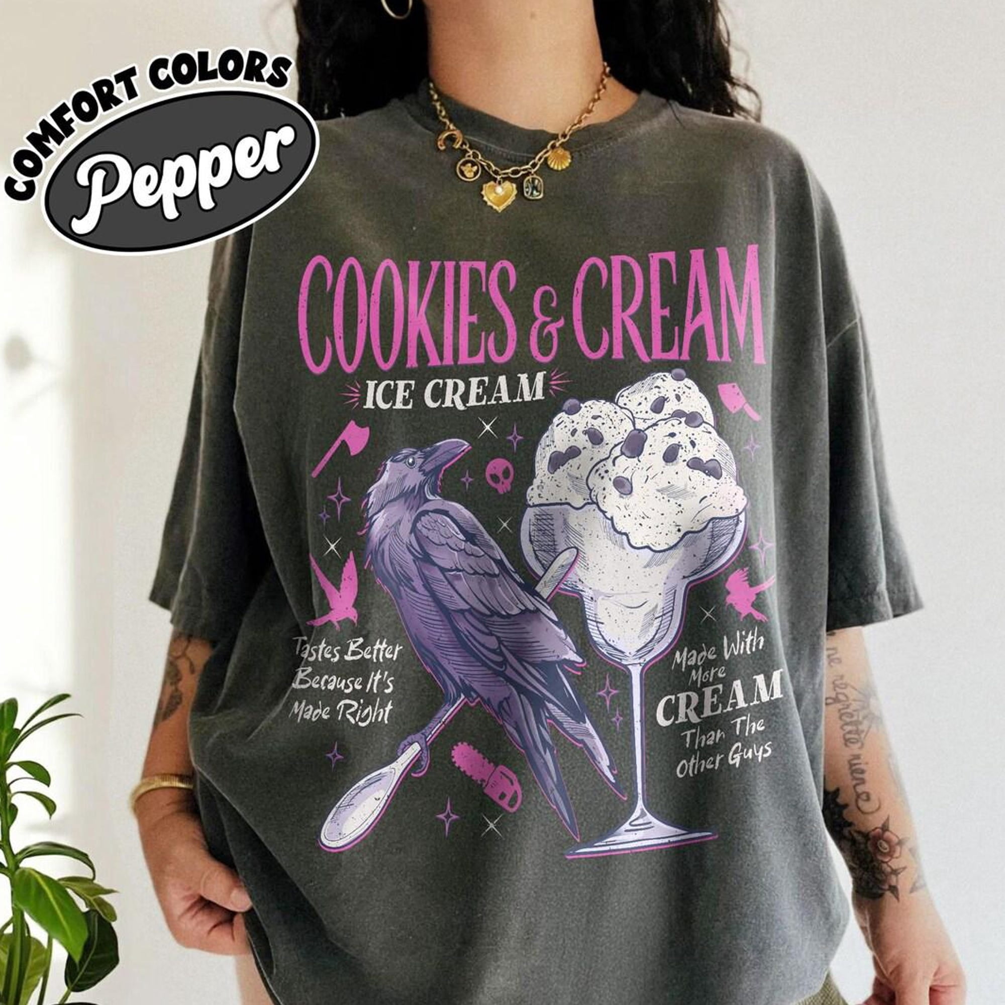 Butcher and Blackbird Dark Romance Shirt Cookie Cream Ice Cream T Shirt ...