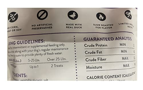 Butcher's Naturals Dog Treat Real Duck Slow Roasted Small Batch ...