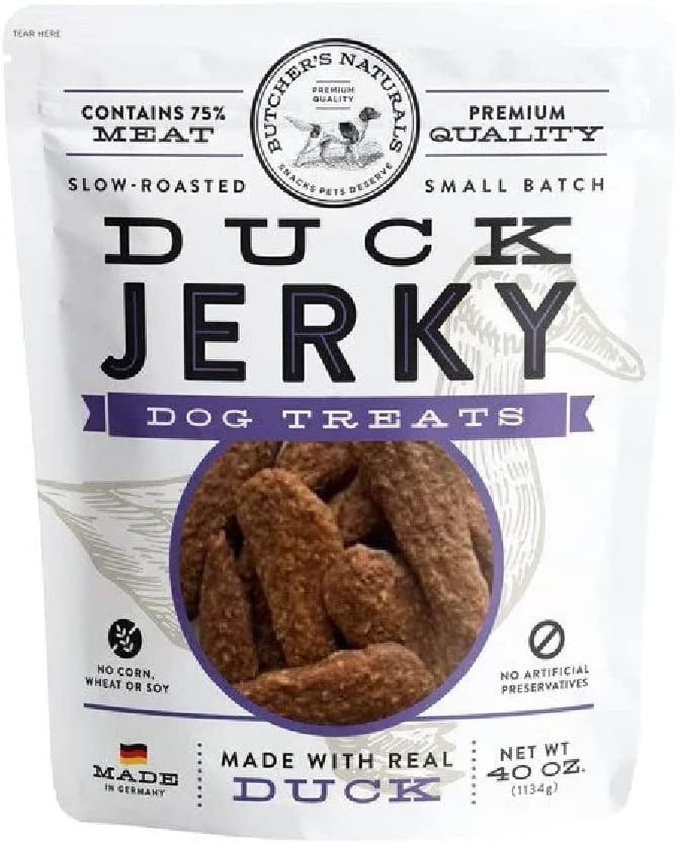 Butcher's Naturals Dog Treat Real Duck Slow Roasted Small Batch ...