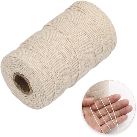 Butchers Twine, 3Ply Cotton Bakers Twine String for Tying Meat, Making ...