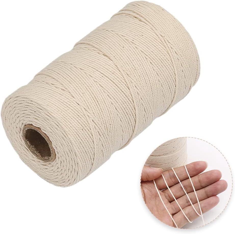 Butchers Twine, 3Ply Cotton Bakers Twine String for Tying Meat, Making ...