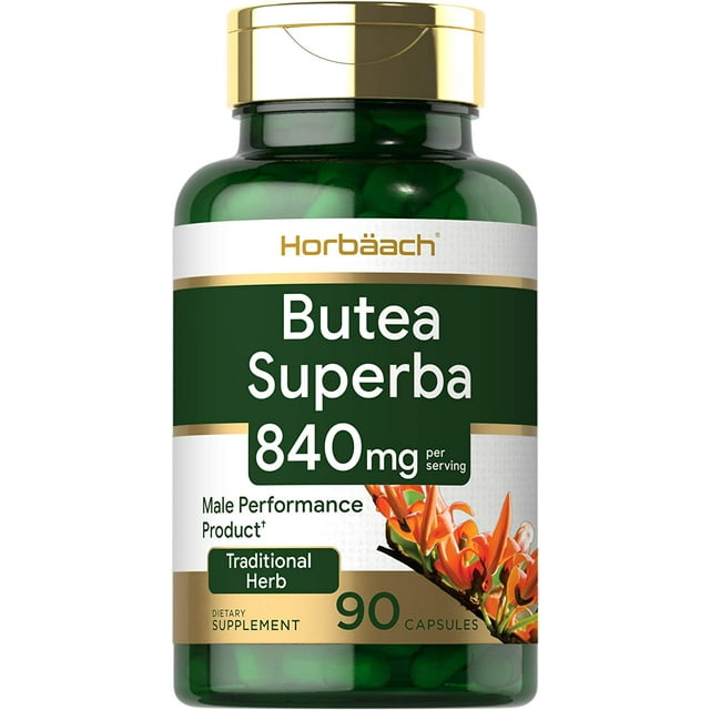 Butea Superba Root 840mg | 90 Capsules | Male Supplement | by Horbaach ...