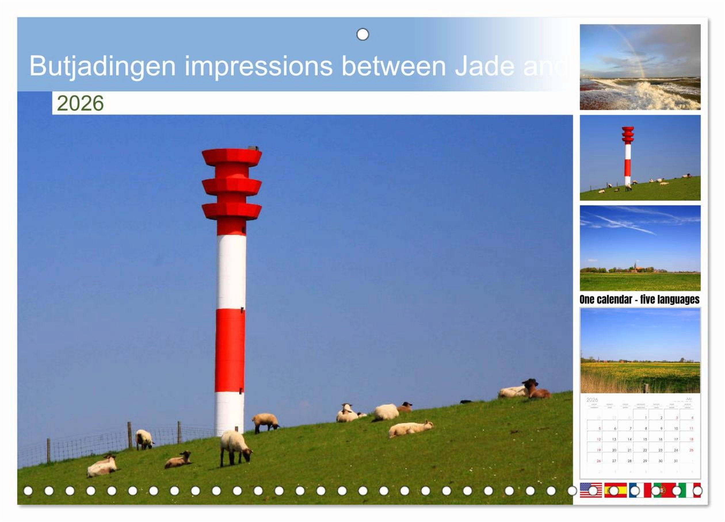 Butjadingen impressions between Jade and Weser (Monthly Wall Calendar ...